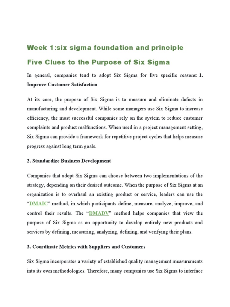 Six Sigma Analysis | Download Free PDF | Six Sigma | Standard Deviation