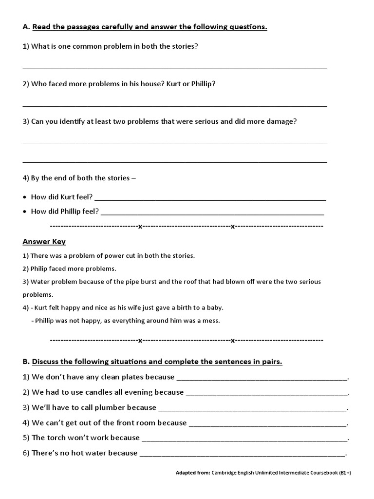 Comprehension & Open Ended | PDF