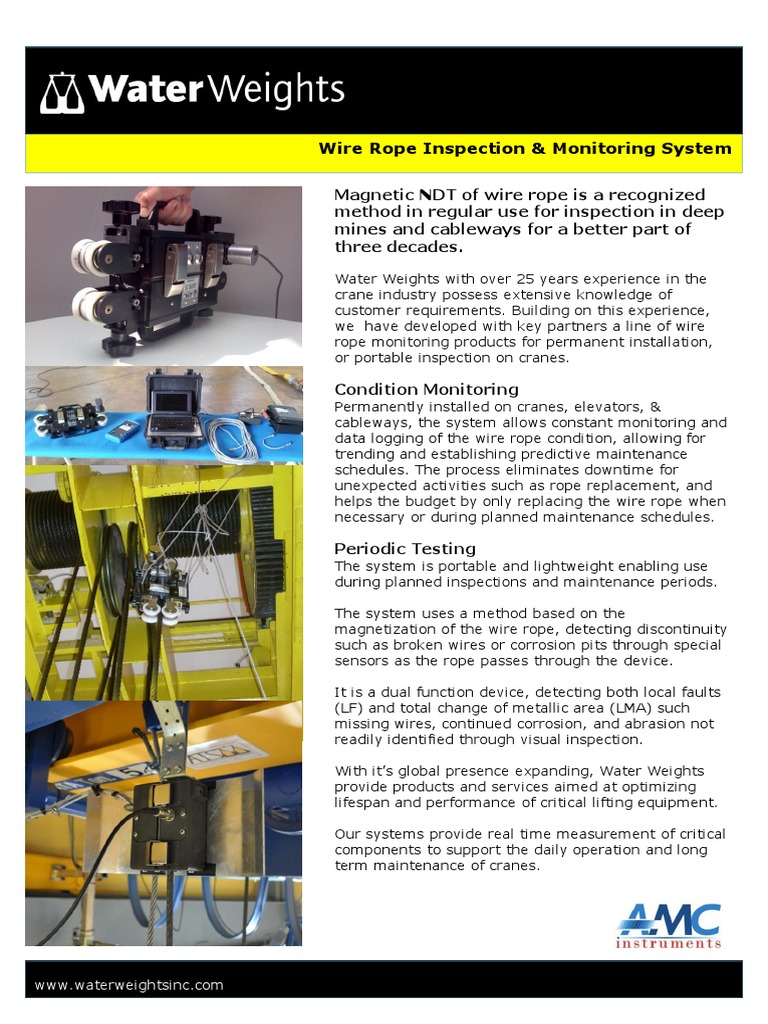 Wire Rope Inspection Monitoring System | PDF | Systems Engineering ...