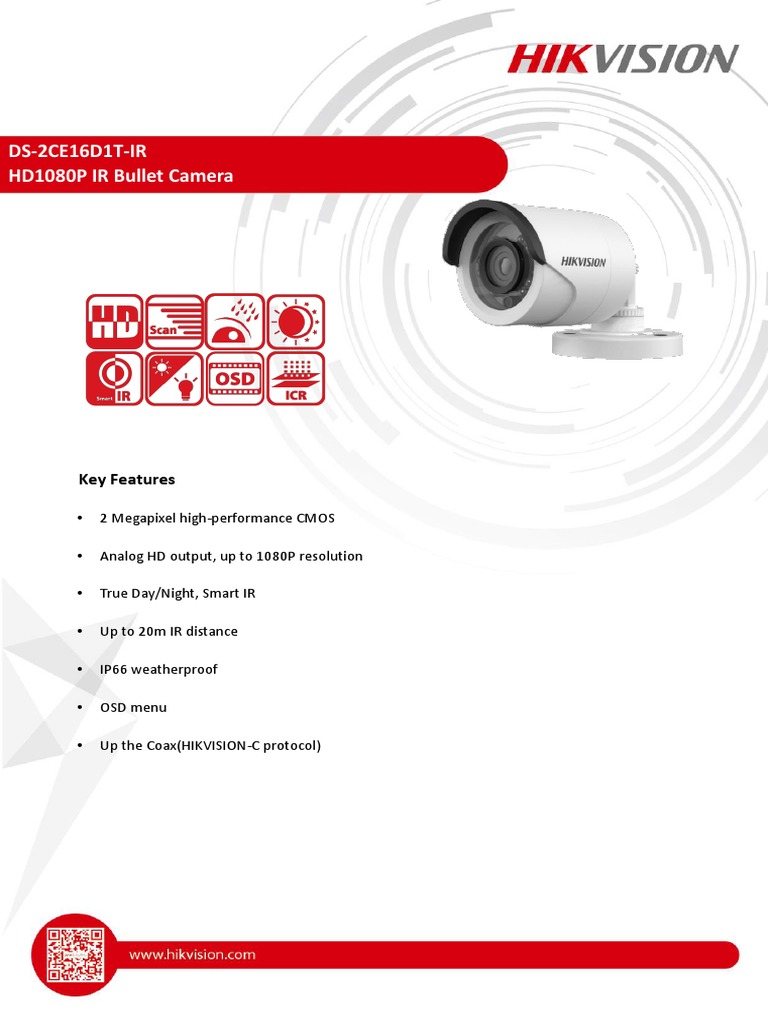 Outdoor Bullet Type Camera | PDF | Camera | Video