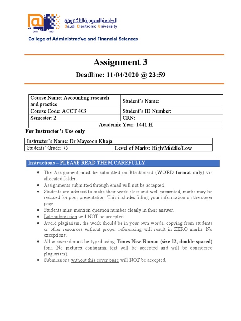 20200407030256assignment 3 403 2nd 41 Question | PDF | Apa Style ...
