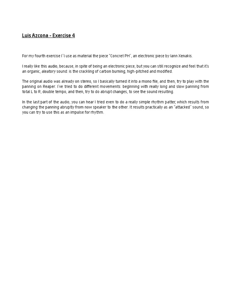 Exercise 4 PDF | PDF