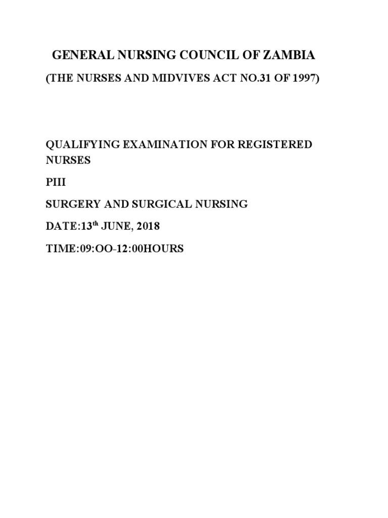 GNC SSN Past Paper 18-1 | PDF | Stomach | Esophagus