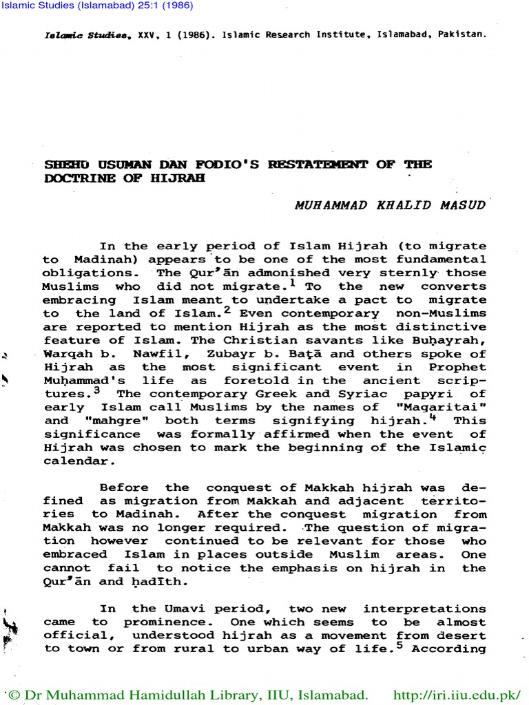 Usuman Dan Fodio | PDF | Jihad | Kafir