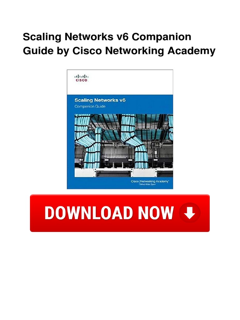 Scaling Networks v6 Companion Guide by Cisco Networking Academy | PDF | Career & Growth | Self ...