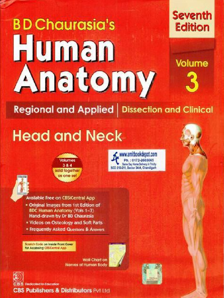 BD Chaurasia's Human Anatomy - 2017 - Head & Neck, Volume 3, CBS ...