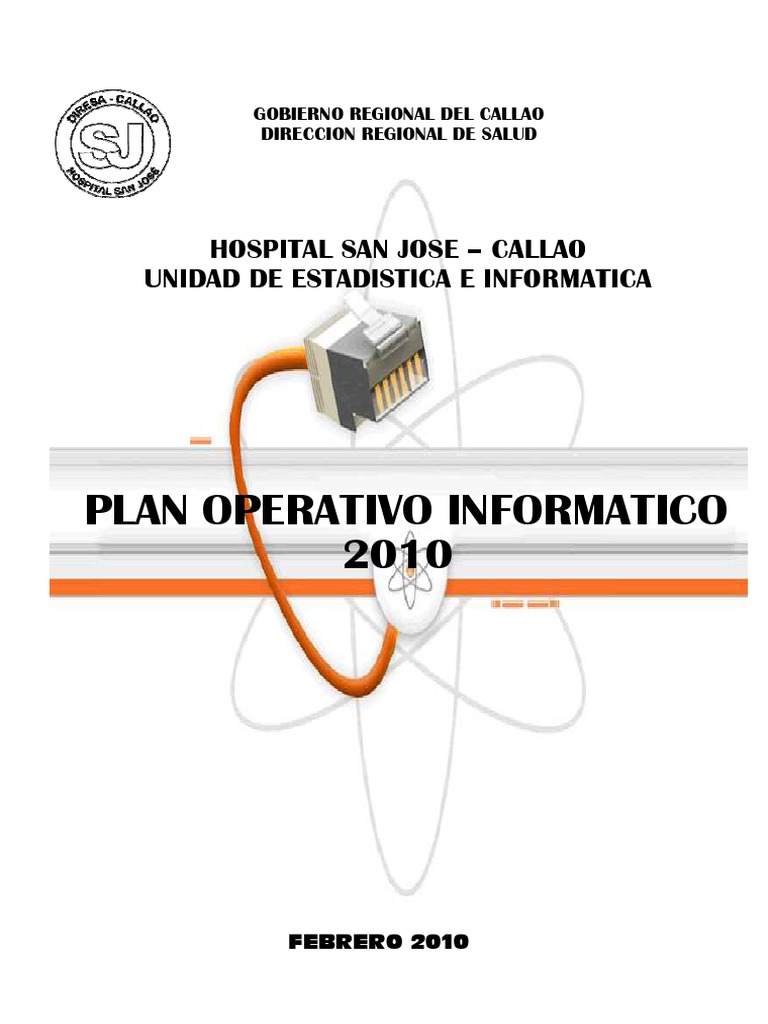 Plan Operativo Informatico PDF | PDF | Hospital | Microsoft Windows