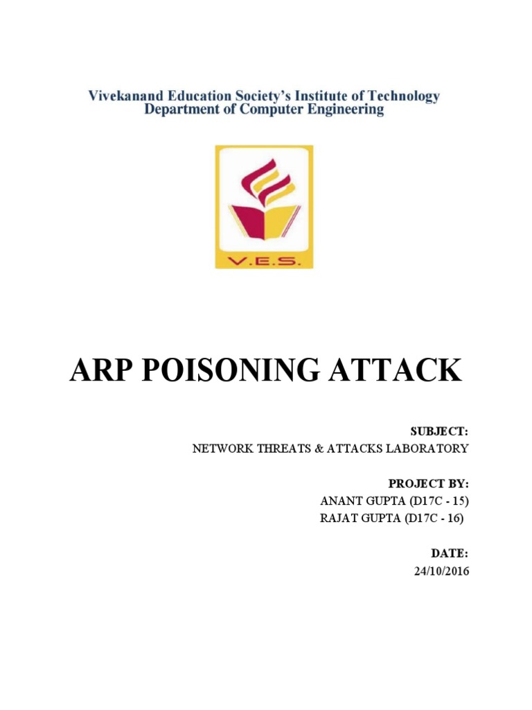Understanding ARP Poisoning Attacks | PDF | Internet Protocol Suite ...