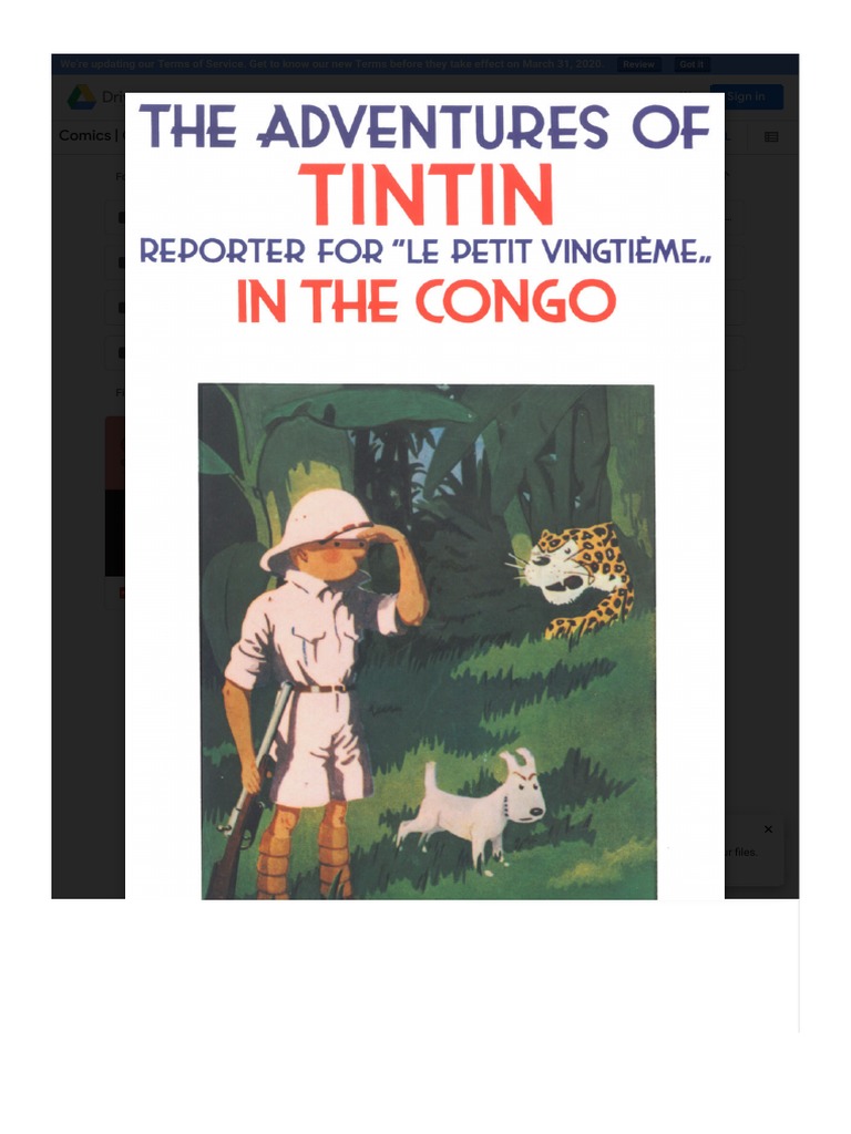 Tintin Graphic Novels - Google Drive | PDF