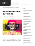 100 Conversation Questions | PDF