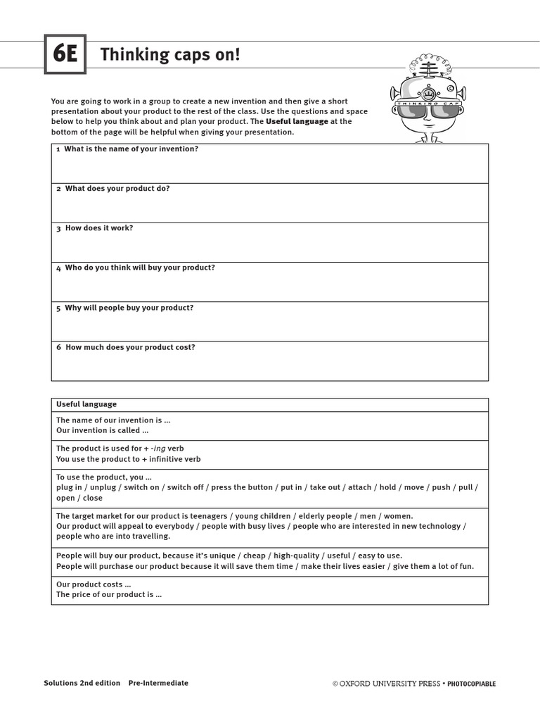 Thinking Caps On!: Useful Language at The 1 What Is The Name of Your ...