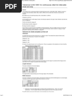 En 10029 | PDF | Structural Steel | Engineering Tolerance