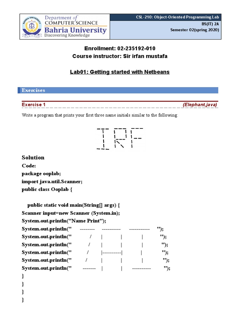 Muhammad Zain Masood Oop Lab 1 | PDF | Body Mass Index | Obesity