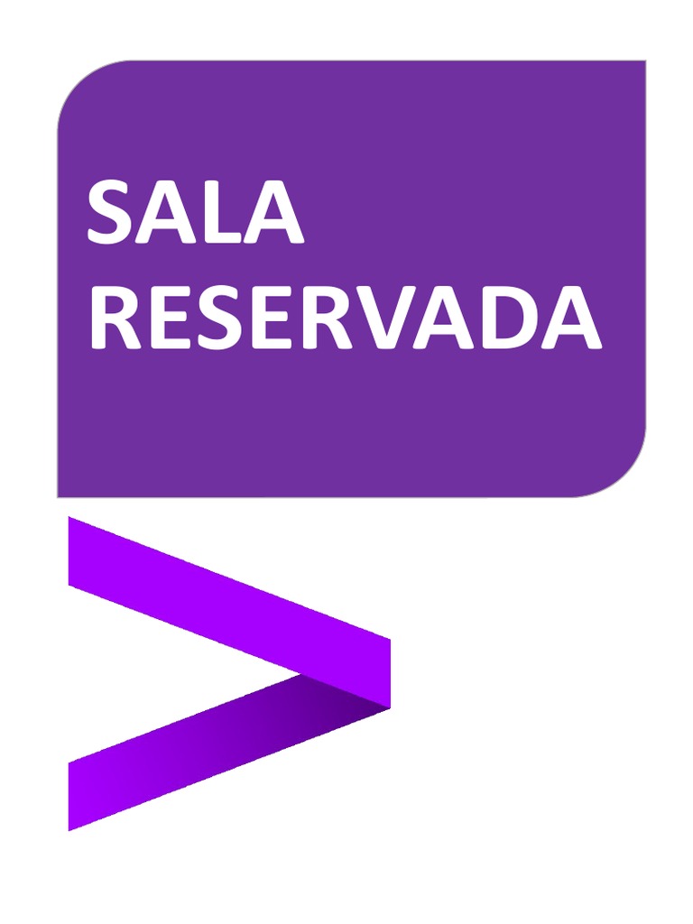 Cartel Decales Sala Reservada | PDF