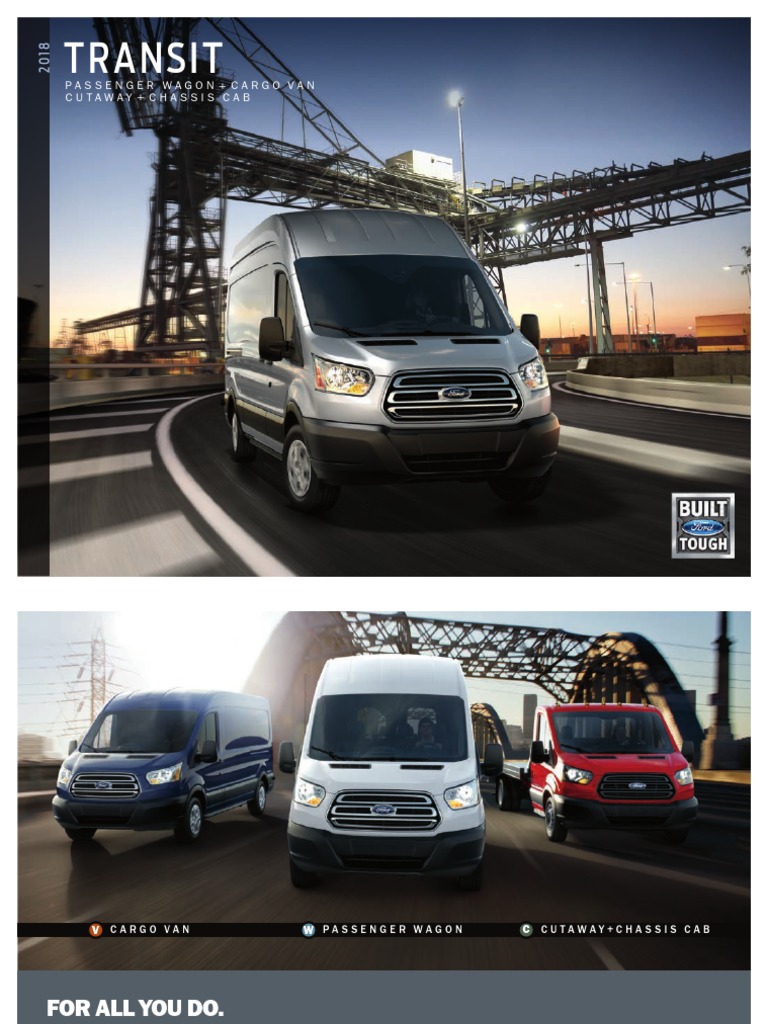 Transit: Passenger Wagon+Cargo Van Cutaway+Chassis Cab | PDF | Van ...