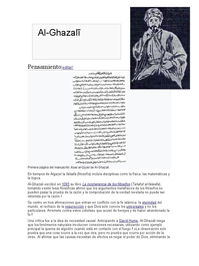 Algazel | PDF | Teorías filosóficas | Religión y creencia
