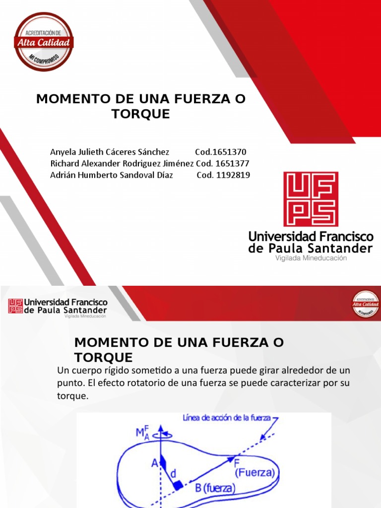 Torque | PDF | Rotación | Palanca