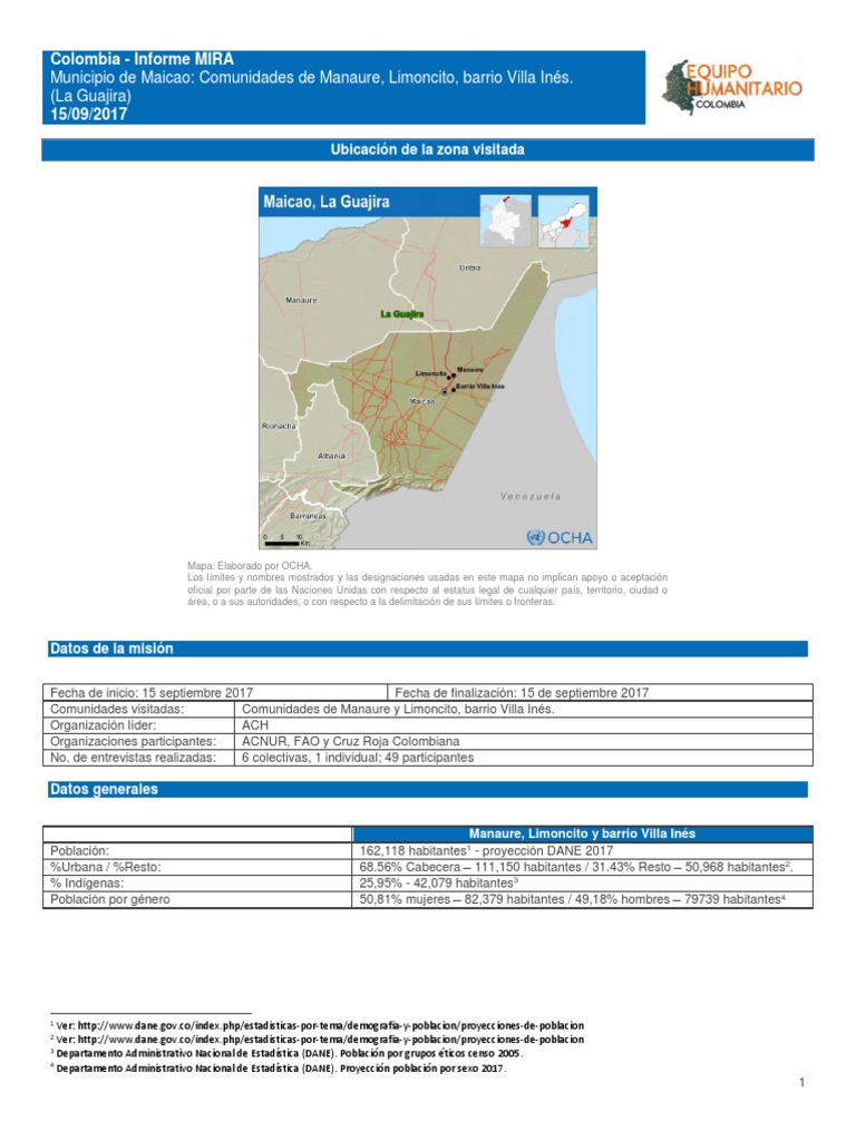 Mapa de Maicao y Corregimientos | PDF | Colombia | Venezuela