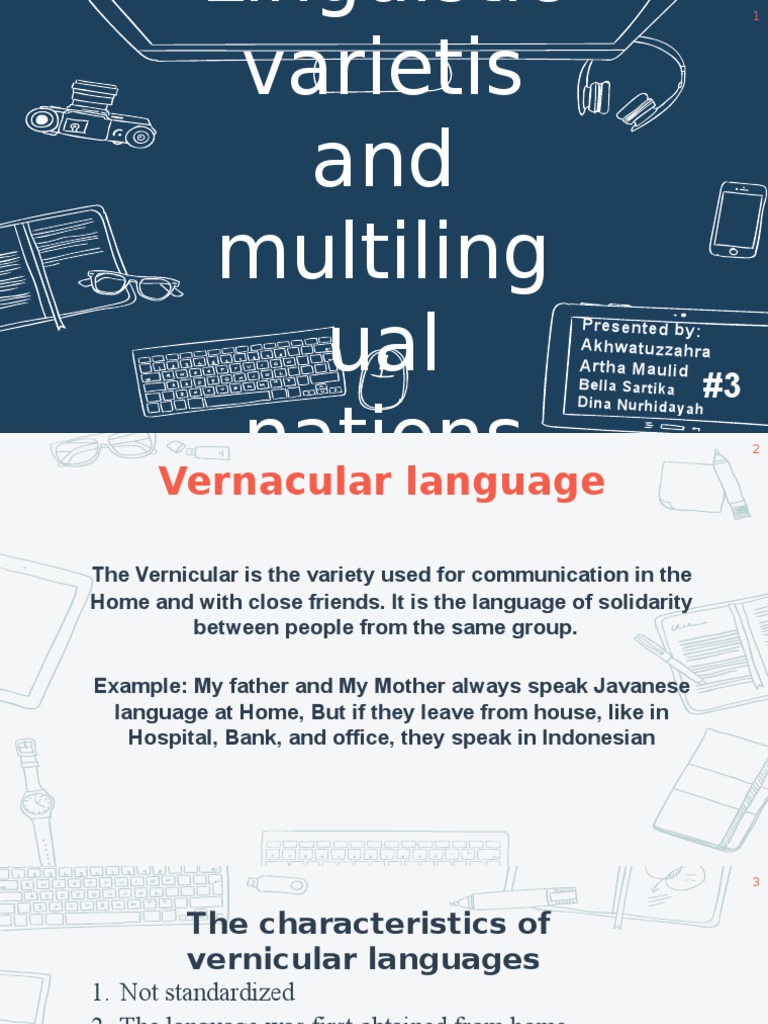 Linguistic Diversity and Multilingualism: An Overview of Vernacular ...