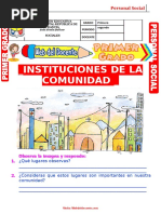 Mi Comunidad para Primero de Primaria | PDF