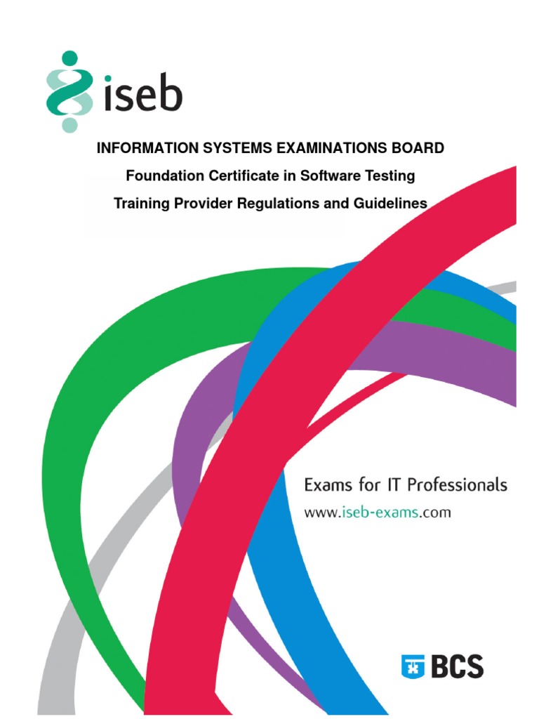 ISEB Candidate Guidelines | PDF | Test (Assessment) | Software Testing