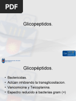 Antibióticos Glucopéptidos: Mecanismos y Usos | PDF | Medicina CLINICA ...