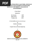 Final Year Project Proposal (Department of Computer Science) | PDF