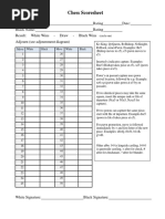 Crenshaw-Berger Tables for Chess Pairing | PDF | Sports & Recreation