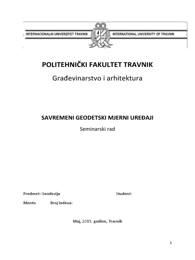 Geodezija | PDF