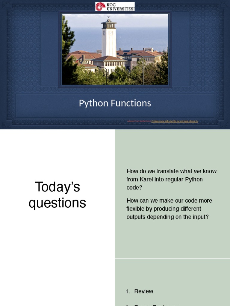 8 Pythonfunctions Pdf Parameter Computer Programming Subroutine