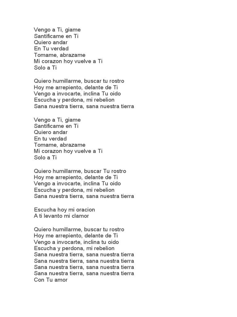 Sana Nuestra Tierra | PDF