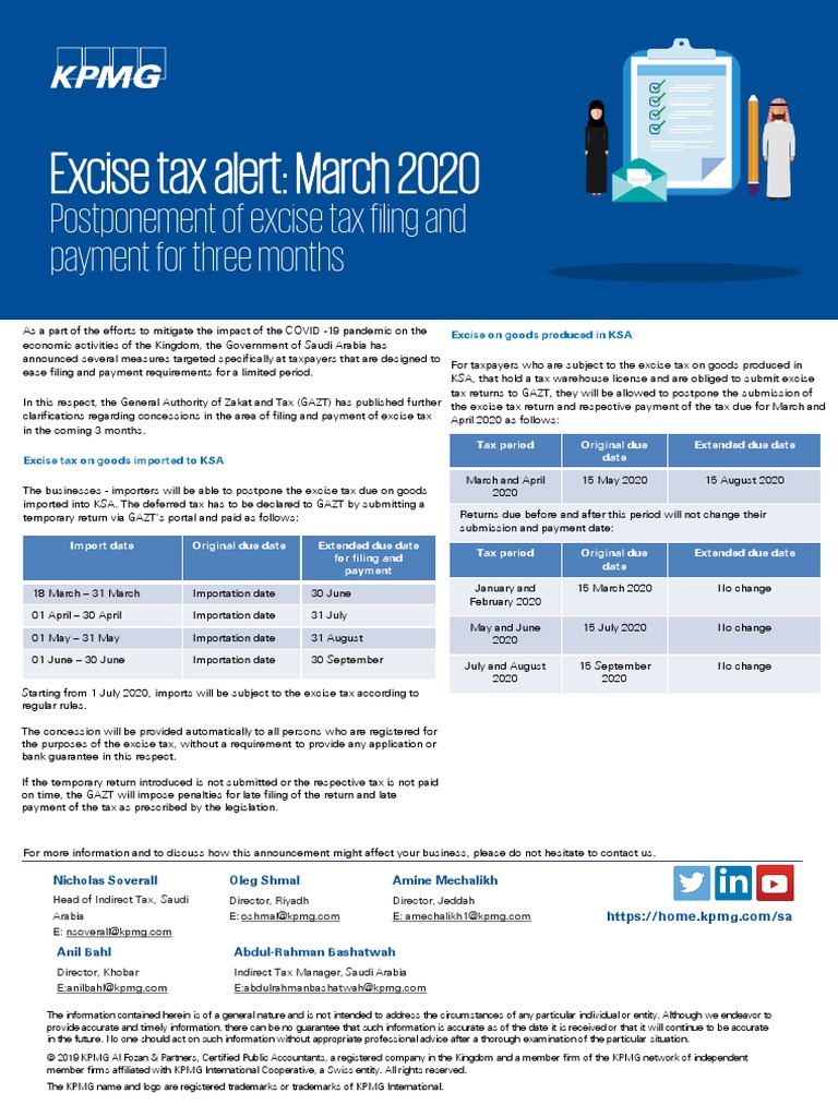 KSA Excise Tax Alert | PDF | Saudi Arabia | Excise