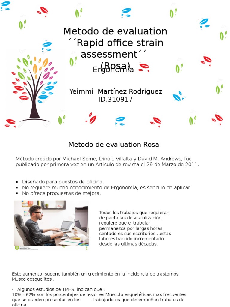 Ergonomia Metodo Rosa | PDF
