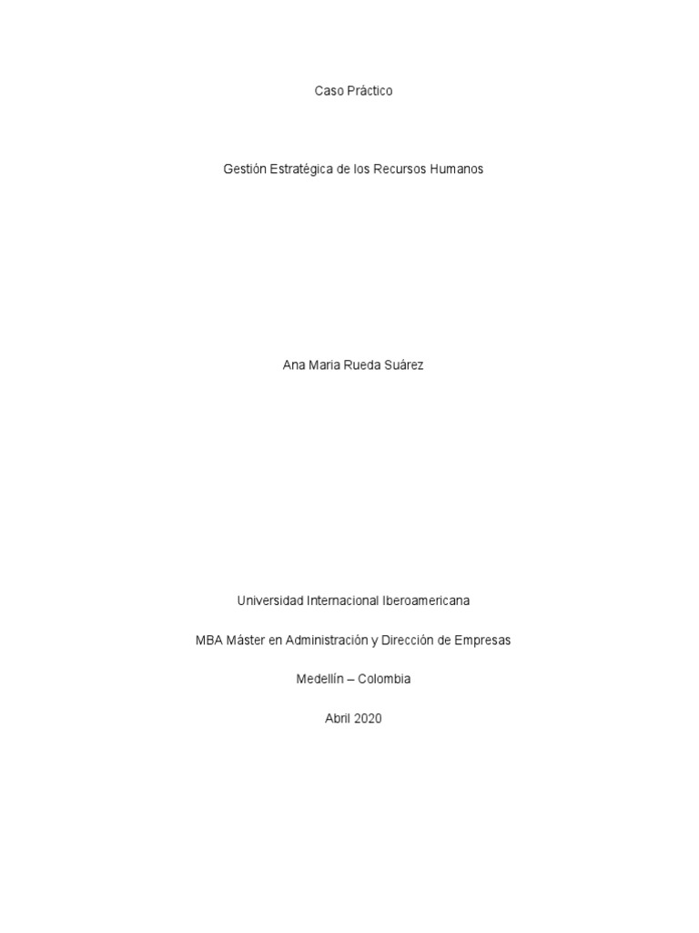 Solucion Caso-Kelloggs | PDF | Iniciativa empresarial | Gestión de recursos humanos