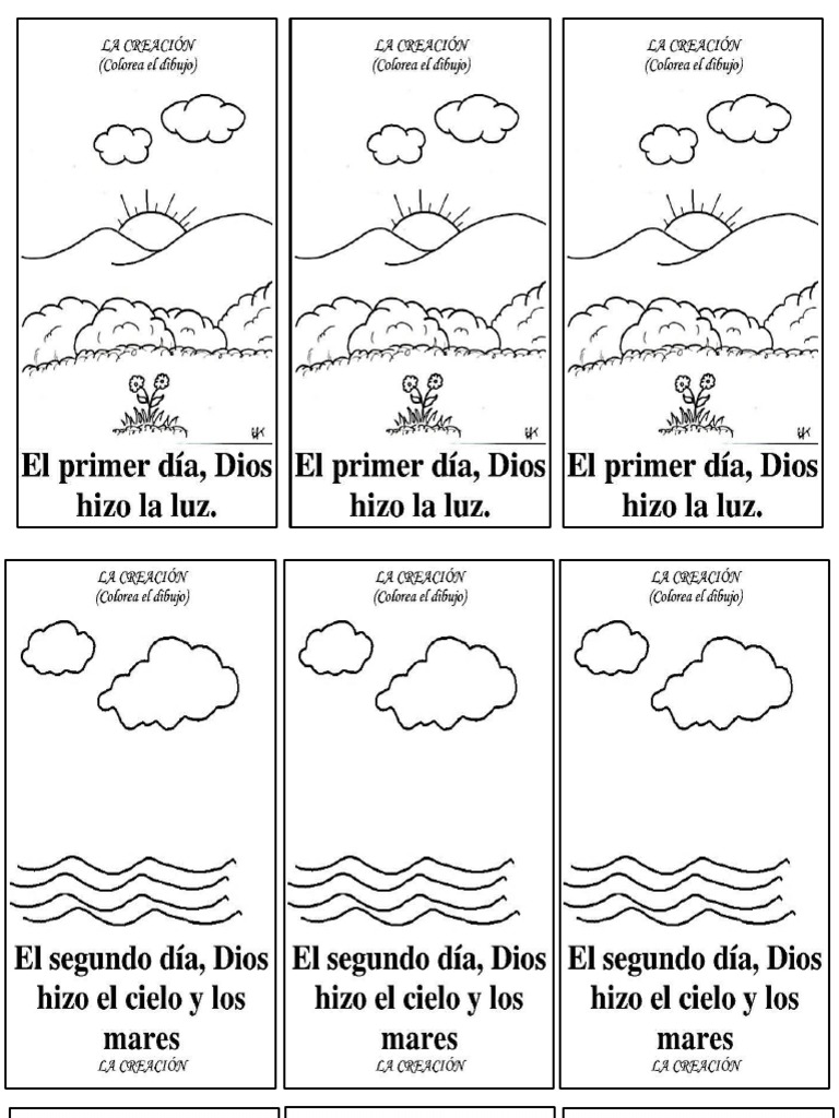 Dios De La Creacion El Primer Dibujo
