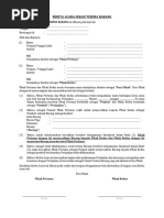 Contoh BAST (Berita Acara Serah Terima) | PDF