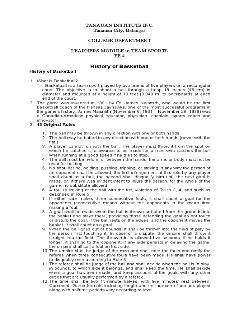 PE Module 3 | PDF | Referee | Leisure