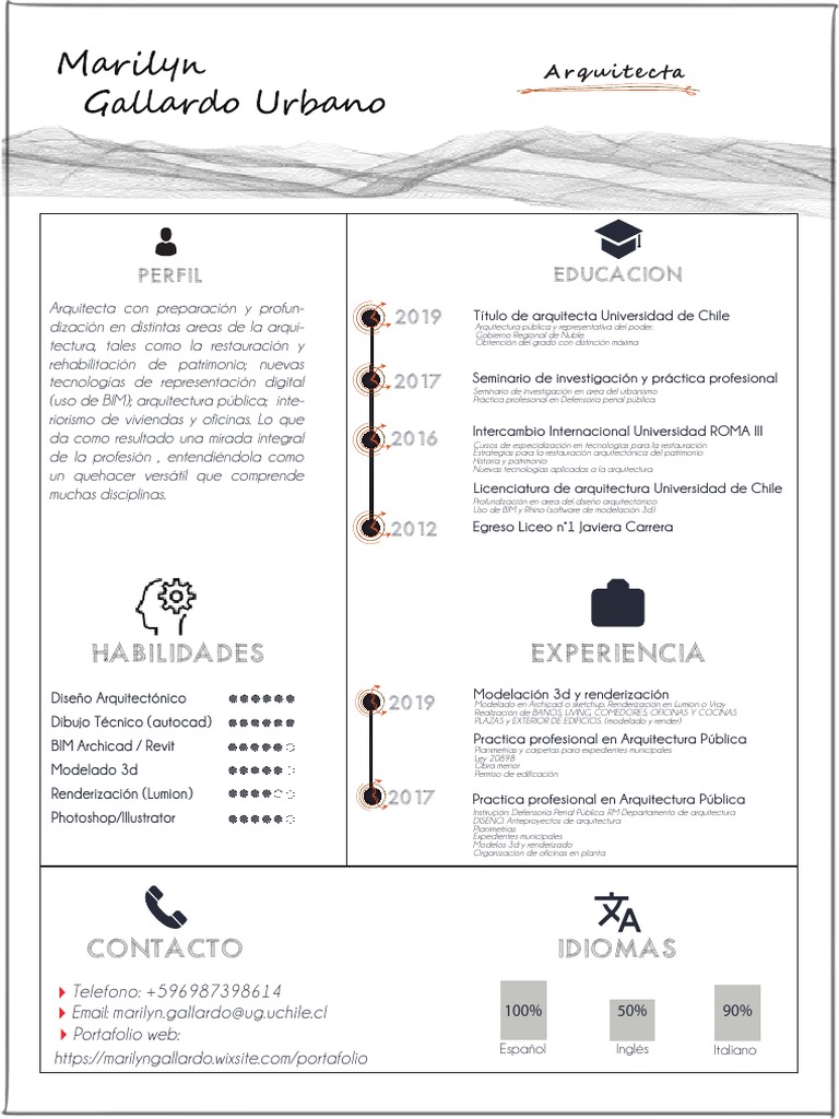 MARILYN Gallardo | PDF | Arquitecto | Sectores Economicos