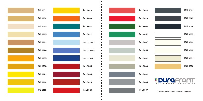 Carta RAL 2019 Colores PDF | PDF