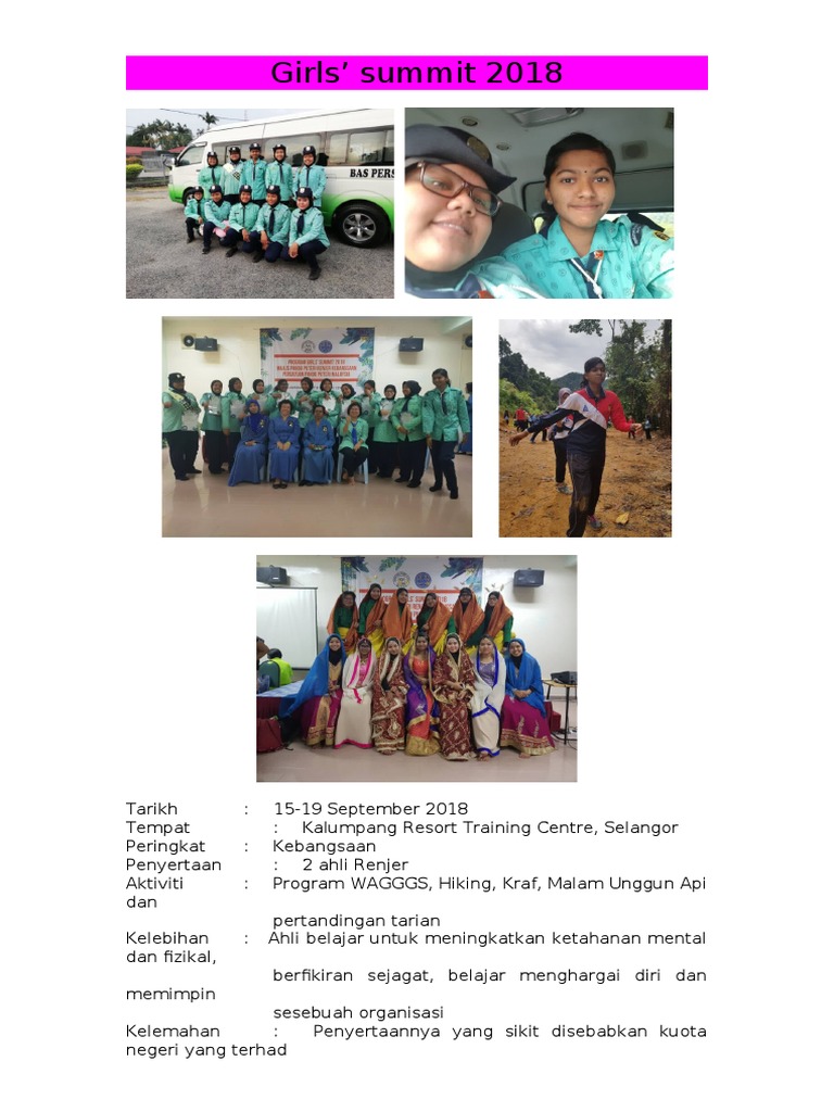 Girls Summit 2018 - Pandu Puteri | PDF