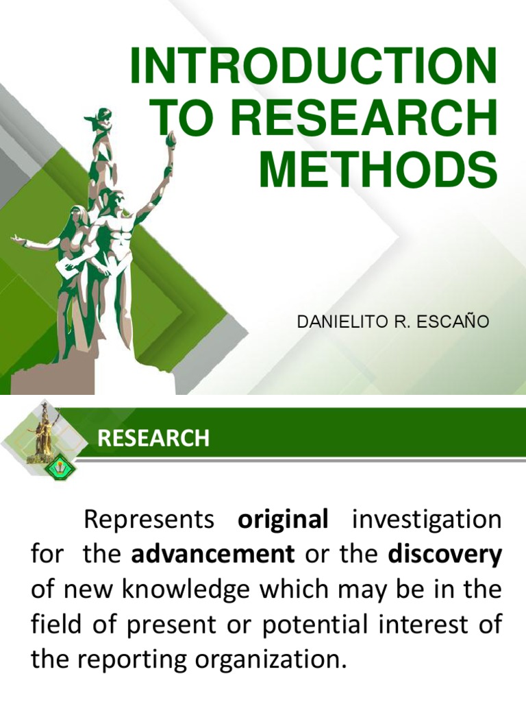 Introduction To Research PDF | Download Free PDF | Thesis | Cognition