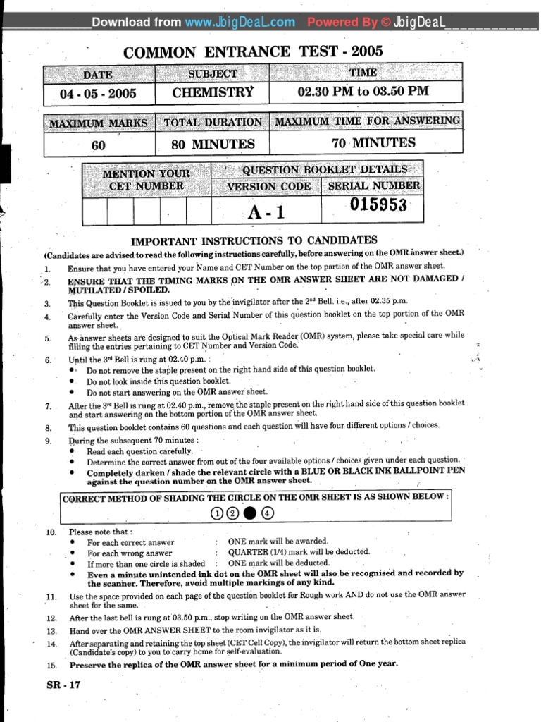 PG CET Physiotherapy Sample Question Paper 2 PDF | PDF