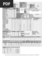 RuneQuest - Character Sheet I PDF | PDF | Role Playing Games | Leisure