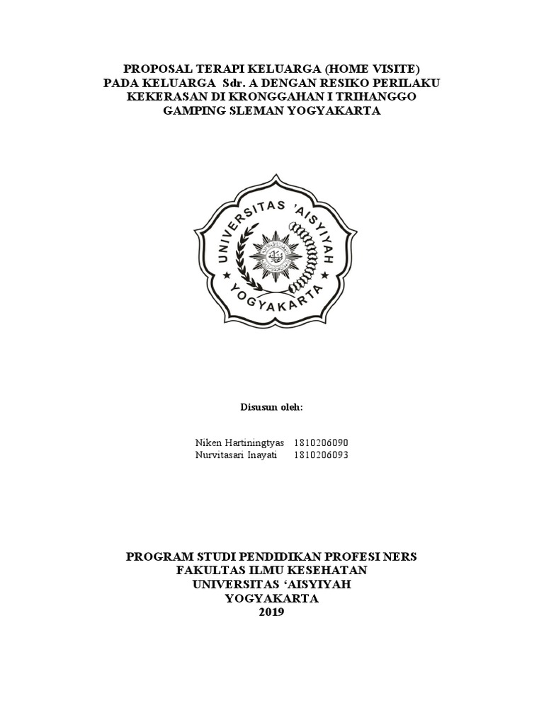 Proposal Home Visit Niken & Vita (RPK) | PDF