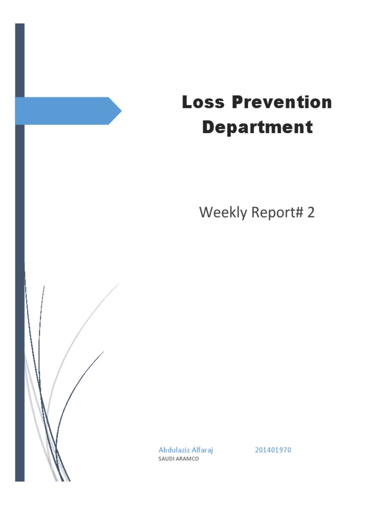 Loss Prevention Department: Weekly Report# 2 | PDF