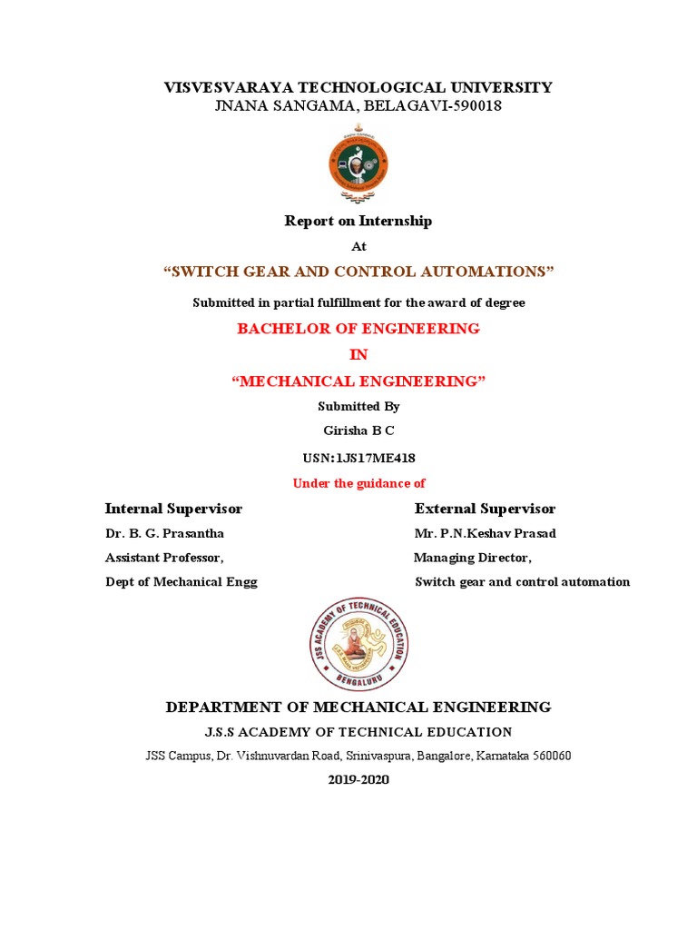 Internship Report Pdf Programmable Logic Controller Automation 