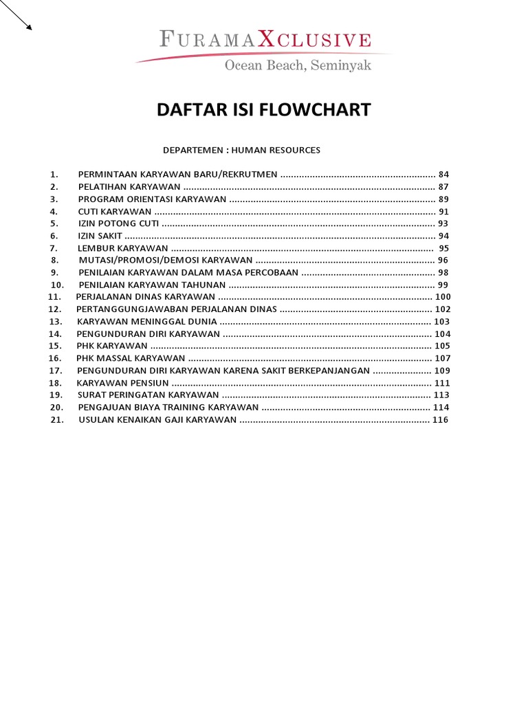 Flowchart Proses HR dan Rekrutmen | PDF