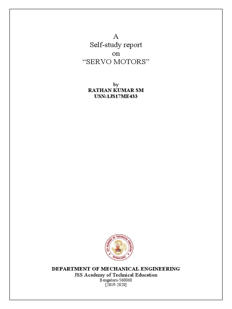 Mechatronics Report 11 | PDF | Servomechanism | Electric Motor