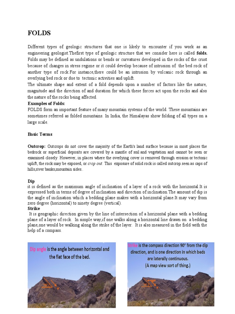 Examples of Folds | Download Free PDF | Geology | Structural Geology