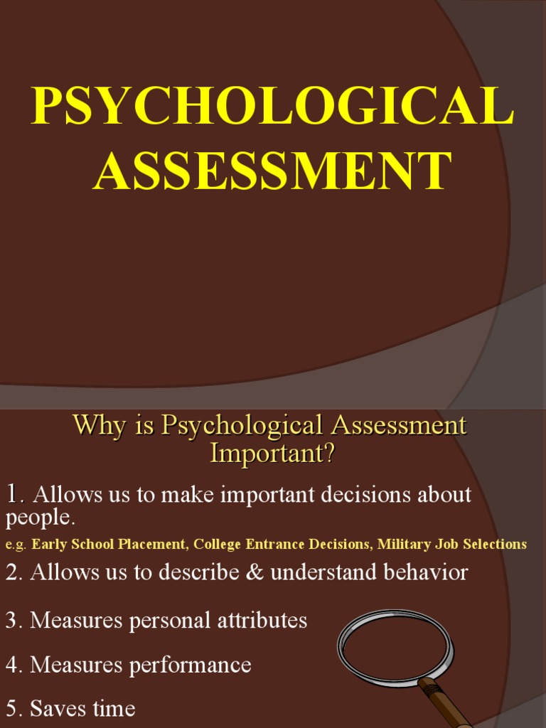Intro PA | PDF | Psychological Testing | Educational Assessment